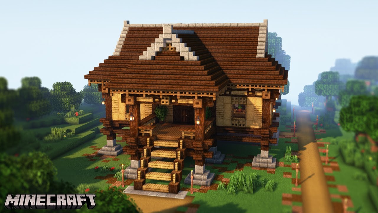 Minecraft Tutorial: Hari Raya House - YouTube