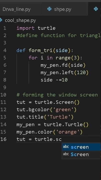 Python pattern program to print amazing pattern using turtle module for beginners #short #shorts ...