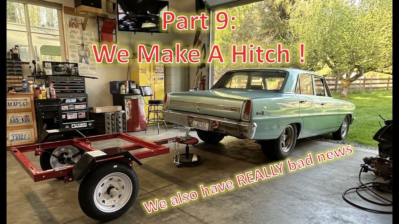 Part 9: We make a trailer hitch, a trailer and some discoveries ...