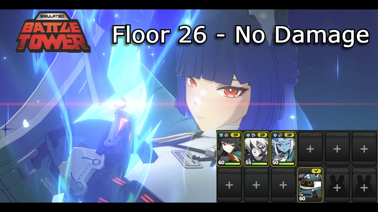 ZZZ - Simulated Battle Tower - Floor 26 - No Damage. - YouTube