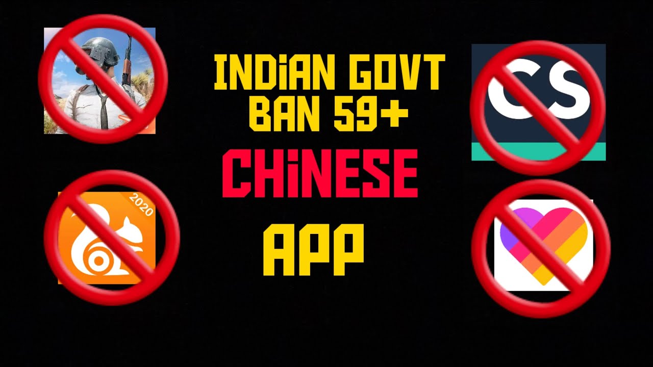 Indian Govt Ban 59+ Chinese App - YouTube