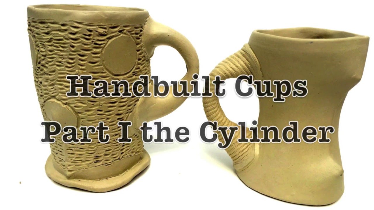 Handbuilt cups Part I Building the cylinder - YouTube