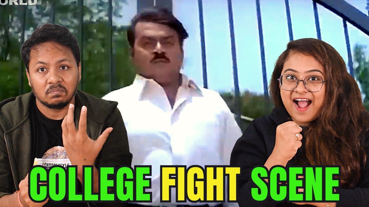 Ramana College Fight Scene Reaction - YouTube
