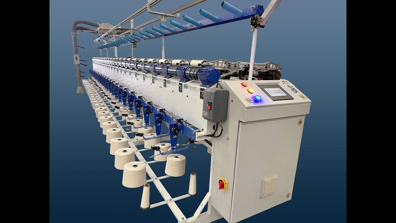 Assembly Winding Machine l Cheese Winding Machine l Yarn Doubling Process - YouTube