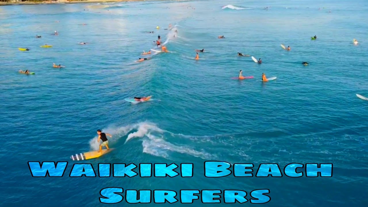 WAIKIKI BEACH HAWAII SURFING | HAWAII 2021 | WAIKIKI BEACH SURFERS ...