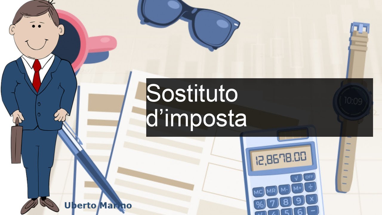 Sostituto d’imposta - YouTube