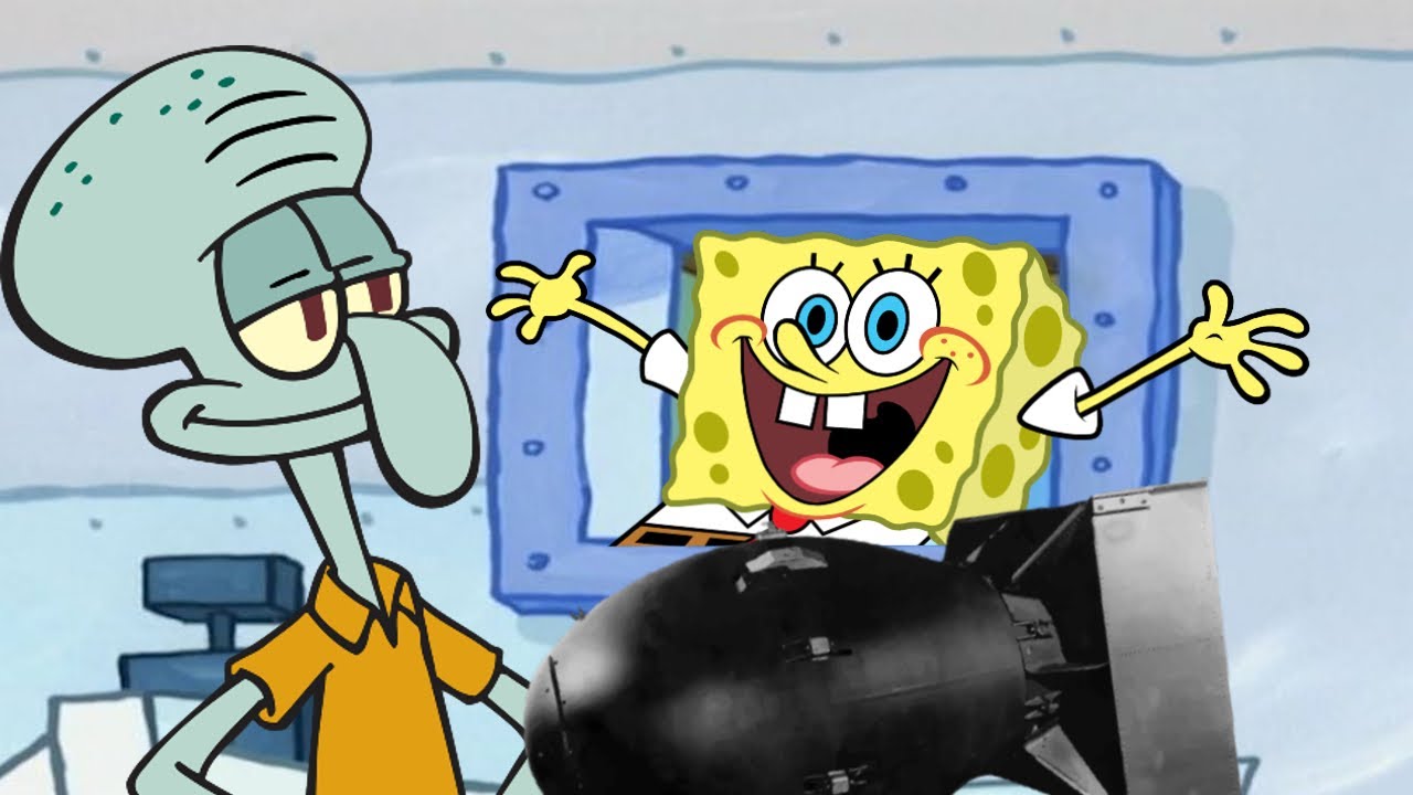 SpongeBob Nukes The Krusty Krab - YouTube