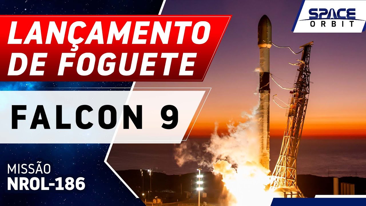LANÇAMENTO DO FOGUETE FALCON 9 - NROL-186 - YouTube