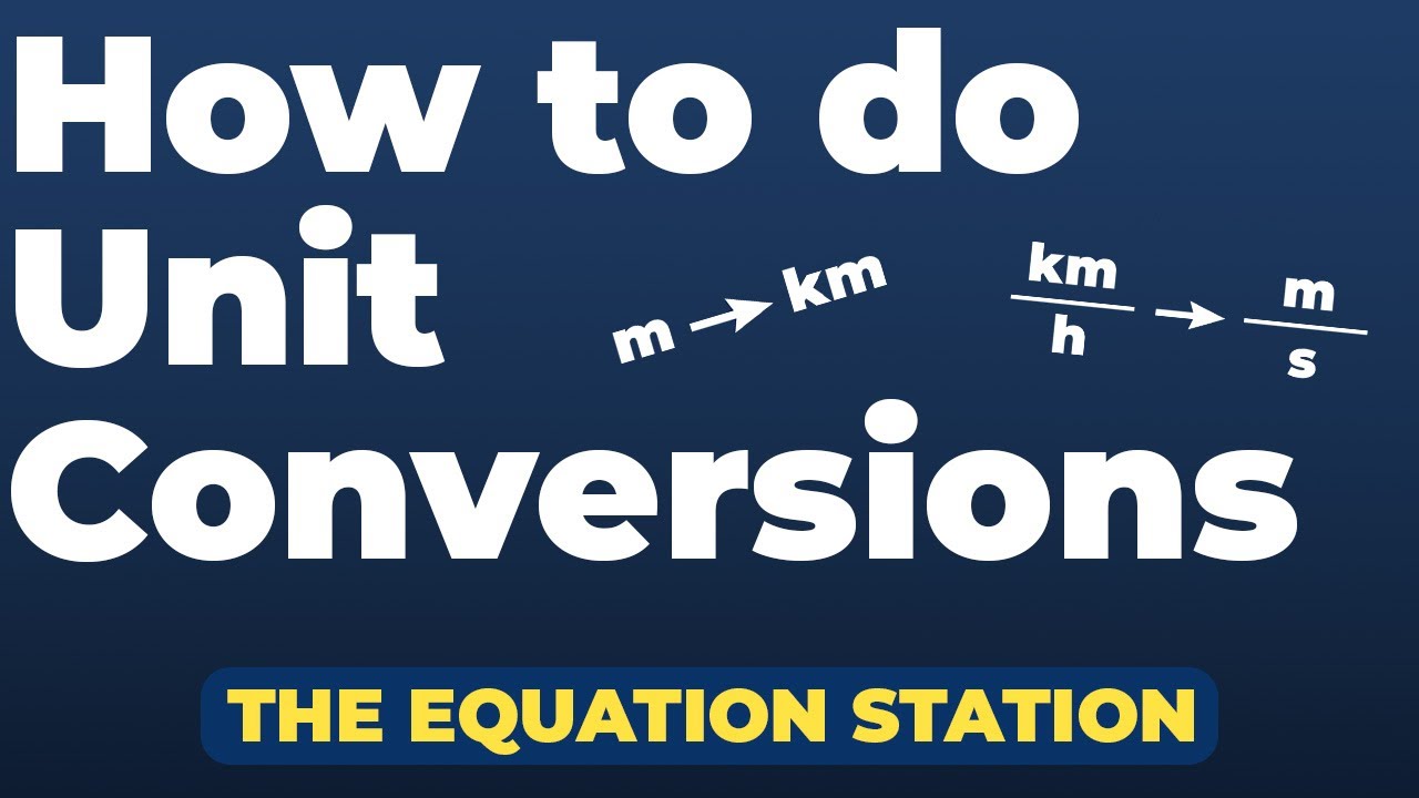 How to do Unit Conversions in Physics - YouTube