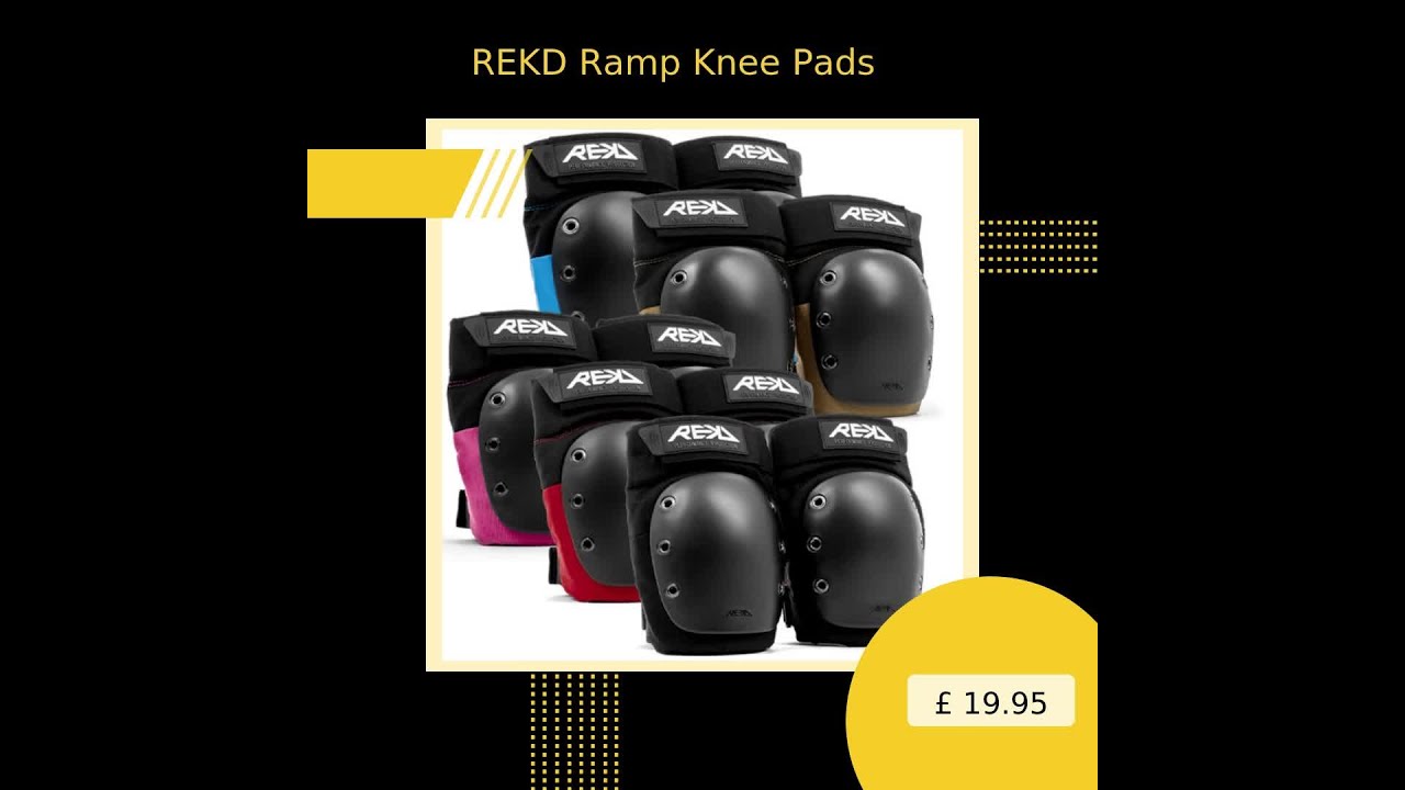 REKD Ramp Knee Pads - YouTube