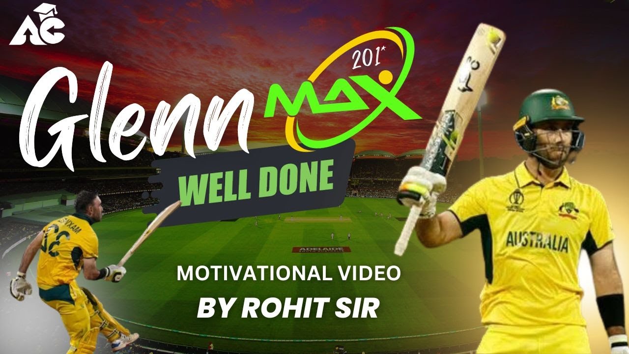 Glenn Maxwell hits double-century in Cricket World Cup | A Motivational ...