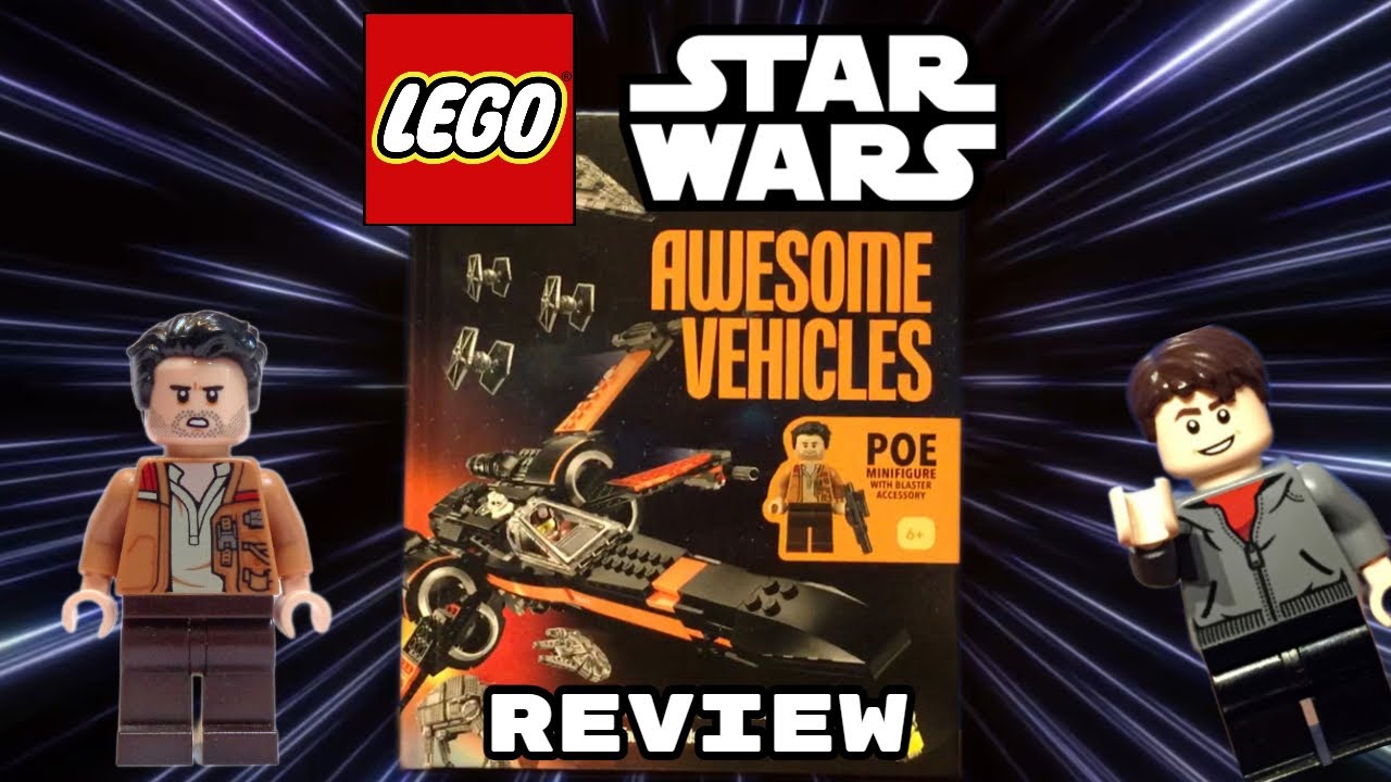 Lego star wars awesome vehicles book with poe dameron minifig - YouTube