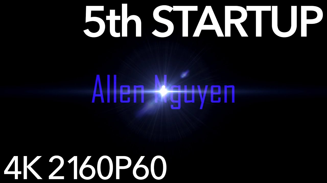 5th Startup | Animation | Allen [4K 2160p60] - YouTube