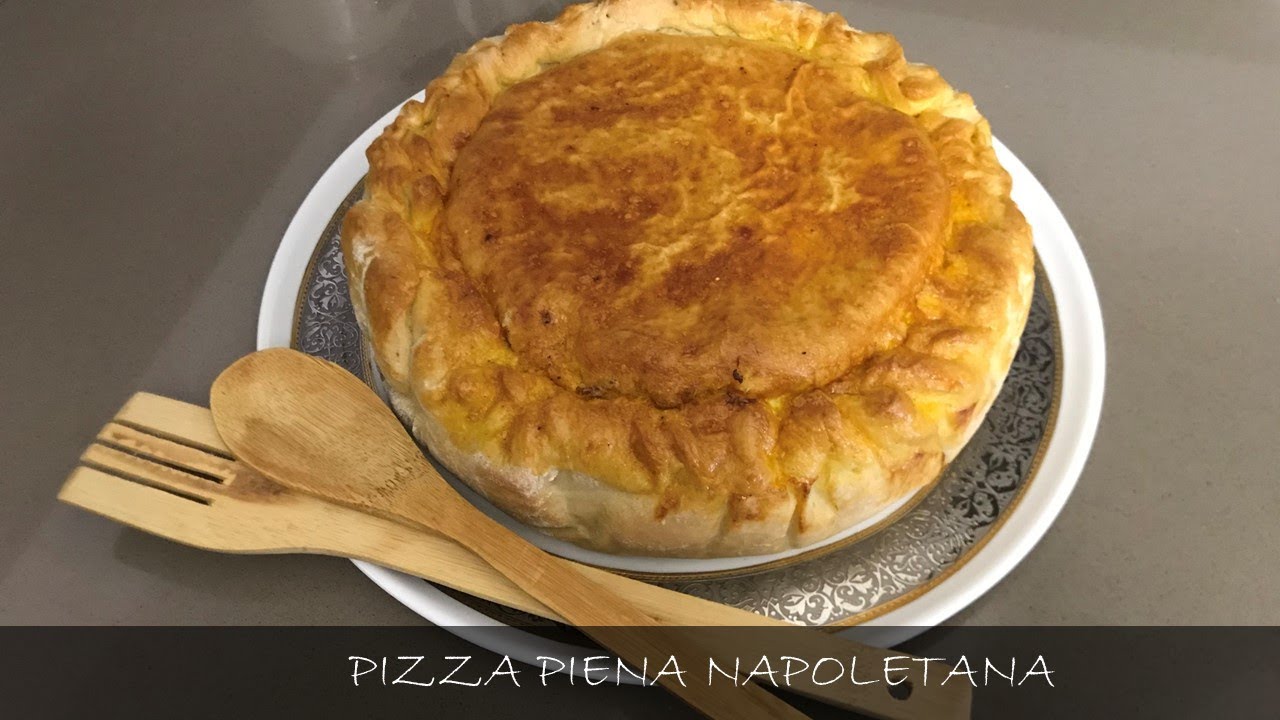 Pizza Piena Napoletana Tipica per Pasqua ma con una versione a modo mio ...