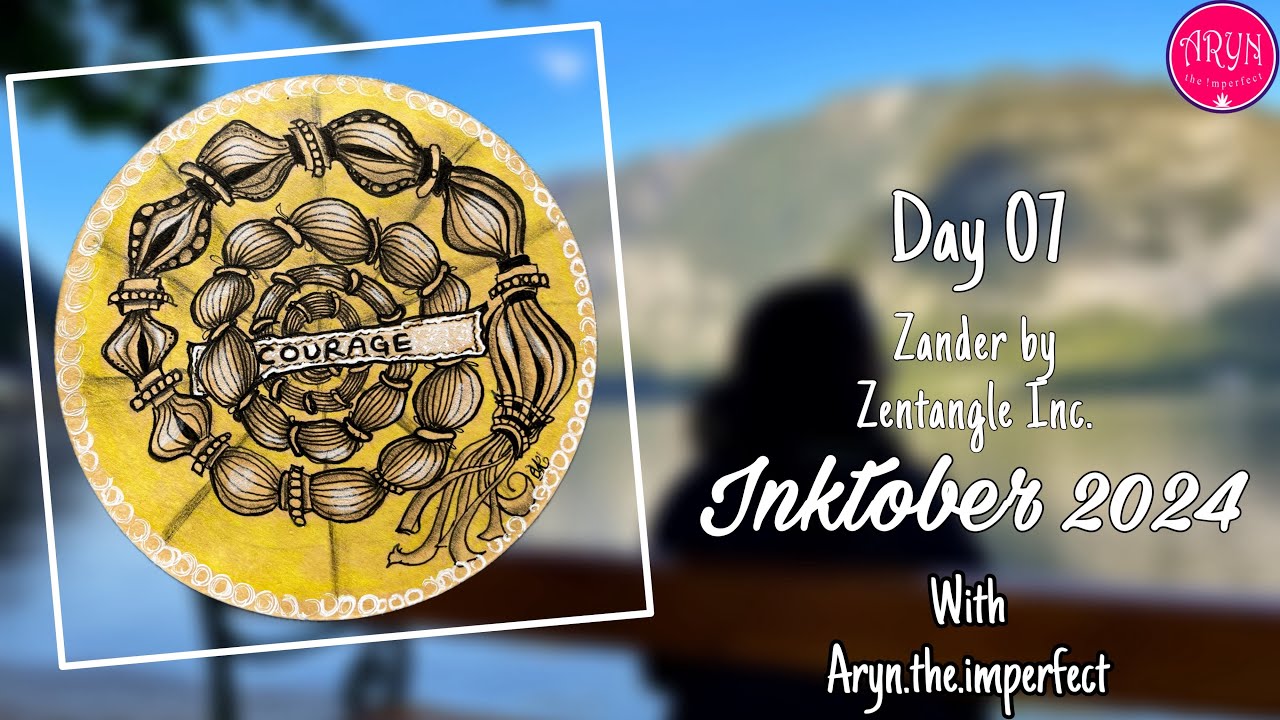 Inktober 2024 Day 7 - Zander | Draw with Aryn | Zentangle inspired Art ...