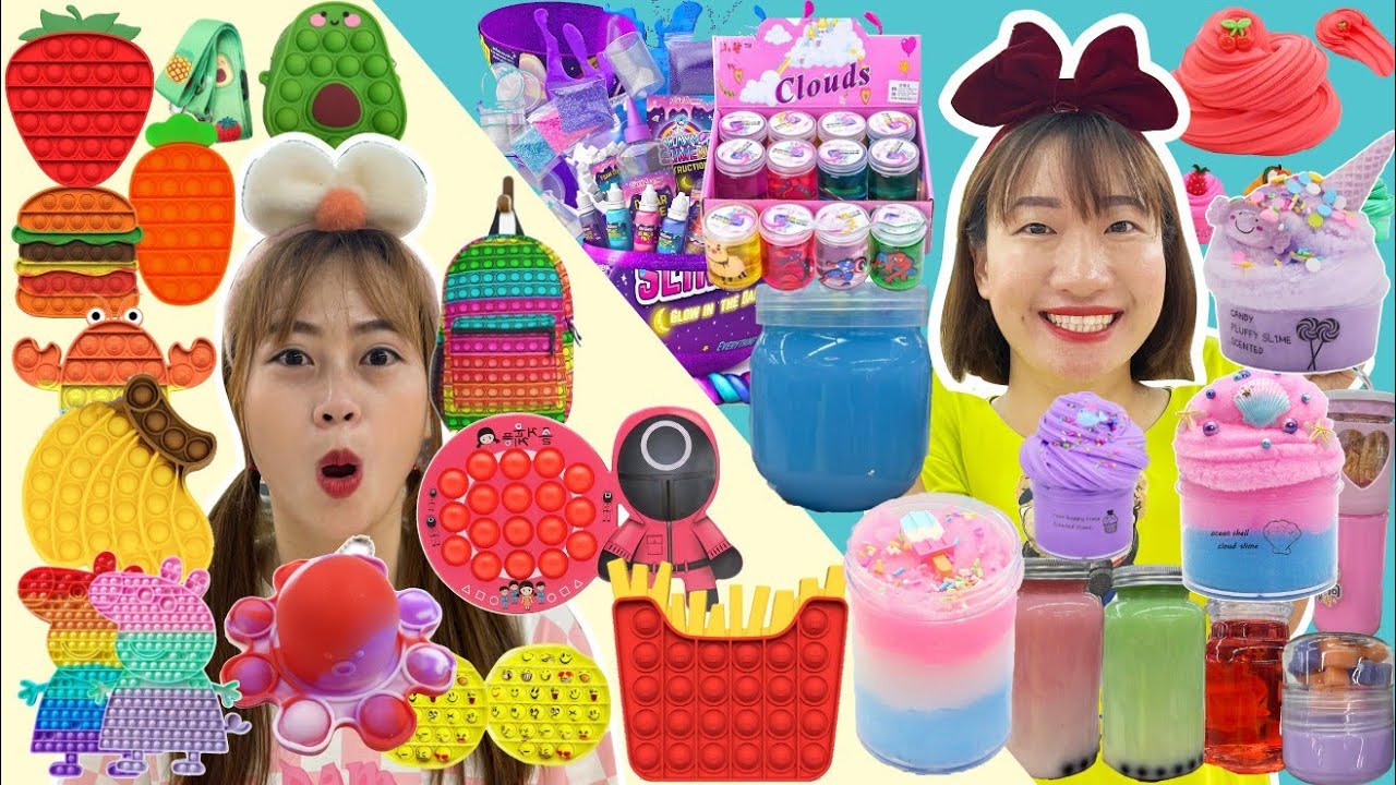 Thử Thách Một Ngày Chỉ Mua SLime & Pop It Tại Nhà Sách Xem Có Nhiều Hay ...