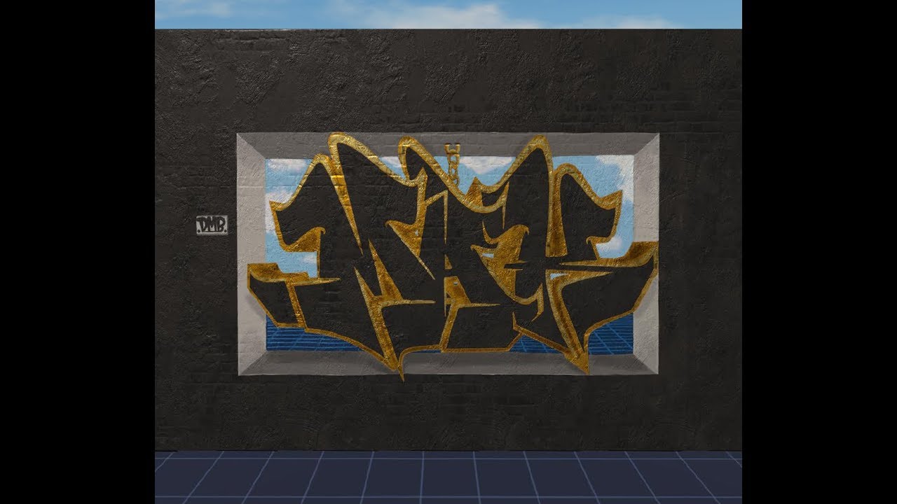 Kingspray Graffiti VR - Kingspray Timelapse Session #4 | Makery - YouTube