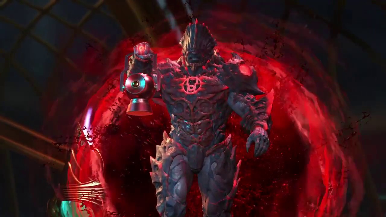 Red Hood vs Atrocitus Boss battle for Epic Gear Injustice 2 - YouTube