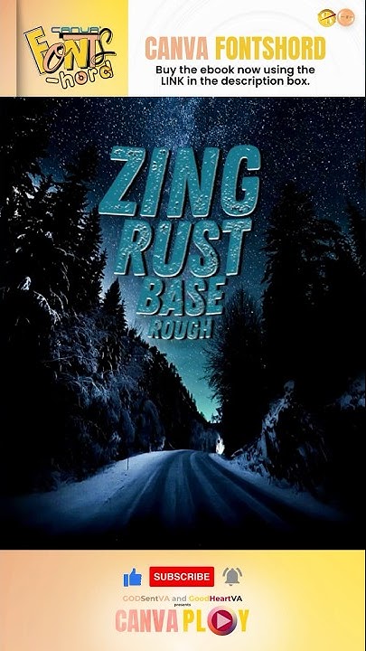 CANVAPLAY | FEATURED FONT: ZING RUST BASE ROUGH (Canva Fontshord Ebook ...