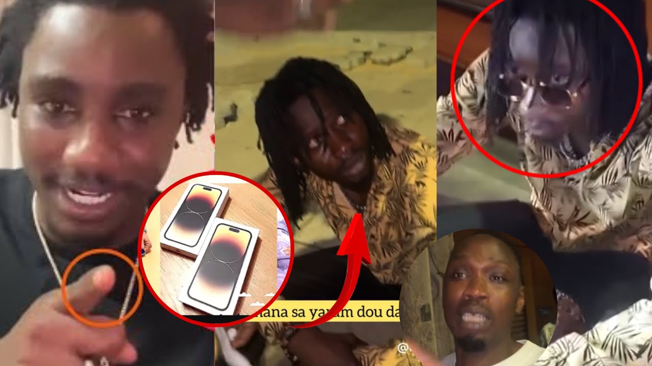 😢Wally Bambey Dono Sathie Iphone bi Vogue"Wally lui offre 2 IPhone 15 ...