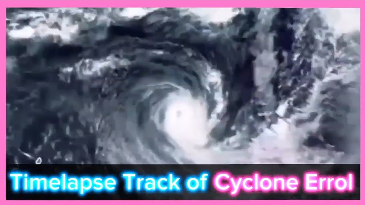Timelapse Track of Cyclone Errol 2025 - YouTube