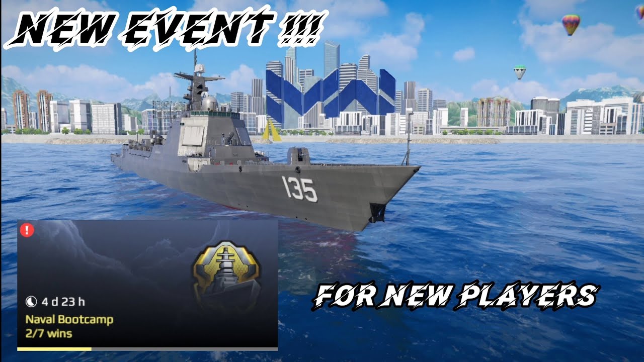 Naval Bootcamp - New event for new players in Modern Warships ! - YouTube