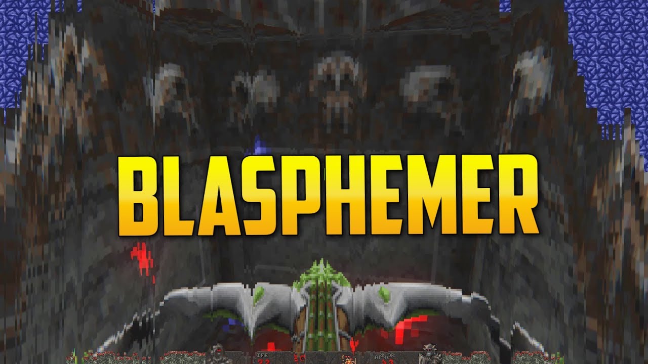 GZDOOM BLASPHEMER Gameplay [1080p60fps] - YouTube