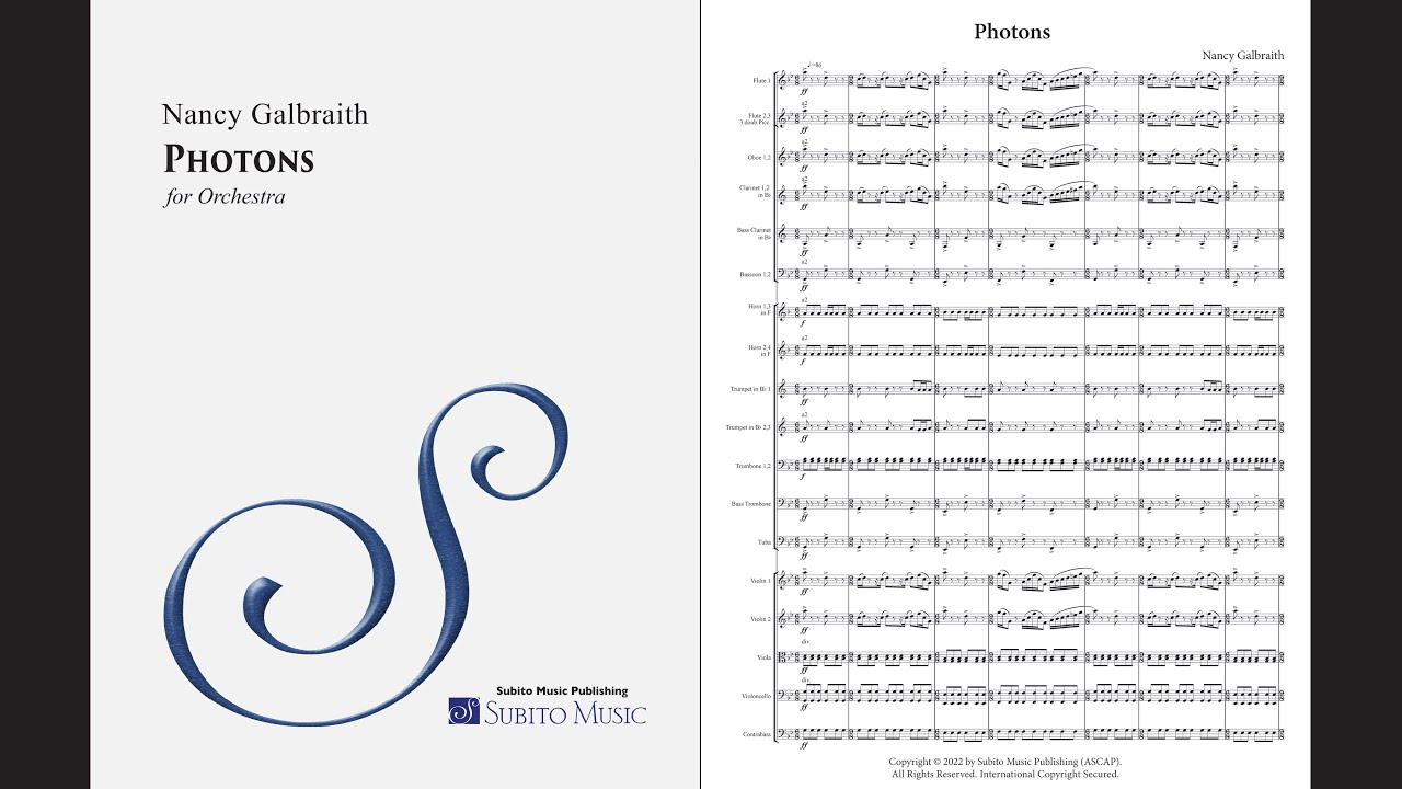 Nancy Galbraith – Photons – Music & Score – 4K - YouTube