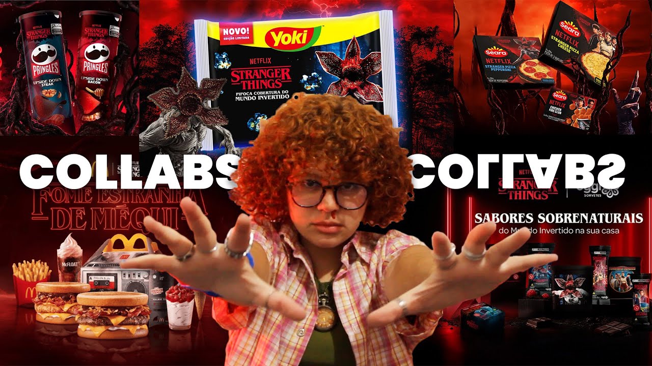 só tem comida de stranger things - julgando collabs - YouTube