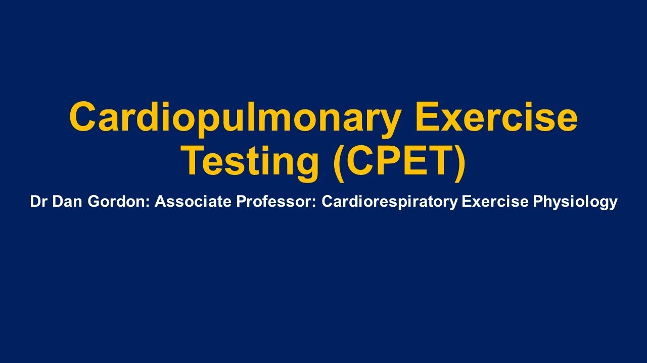 Cardiopulmonary Exercise Testing (CPET): An introduction - YouTube