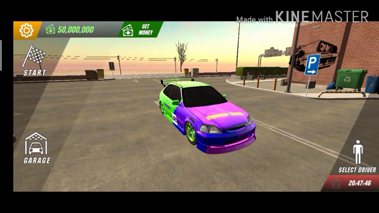 main cpm hack car parking kereta ek9 - YouTube