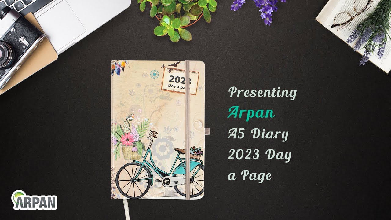 Diary 2023 Day a Page A5 Personal Organizer Diary - ST-2163 - YouTube