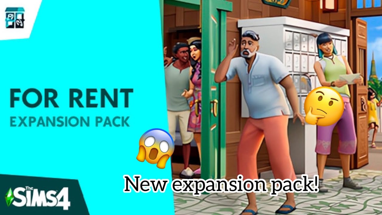 For Rent Expansion Pack? RENTAL HOUSES? *reaction* || Sims 4 - YouTube
