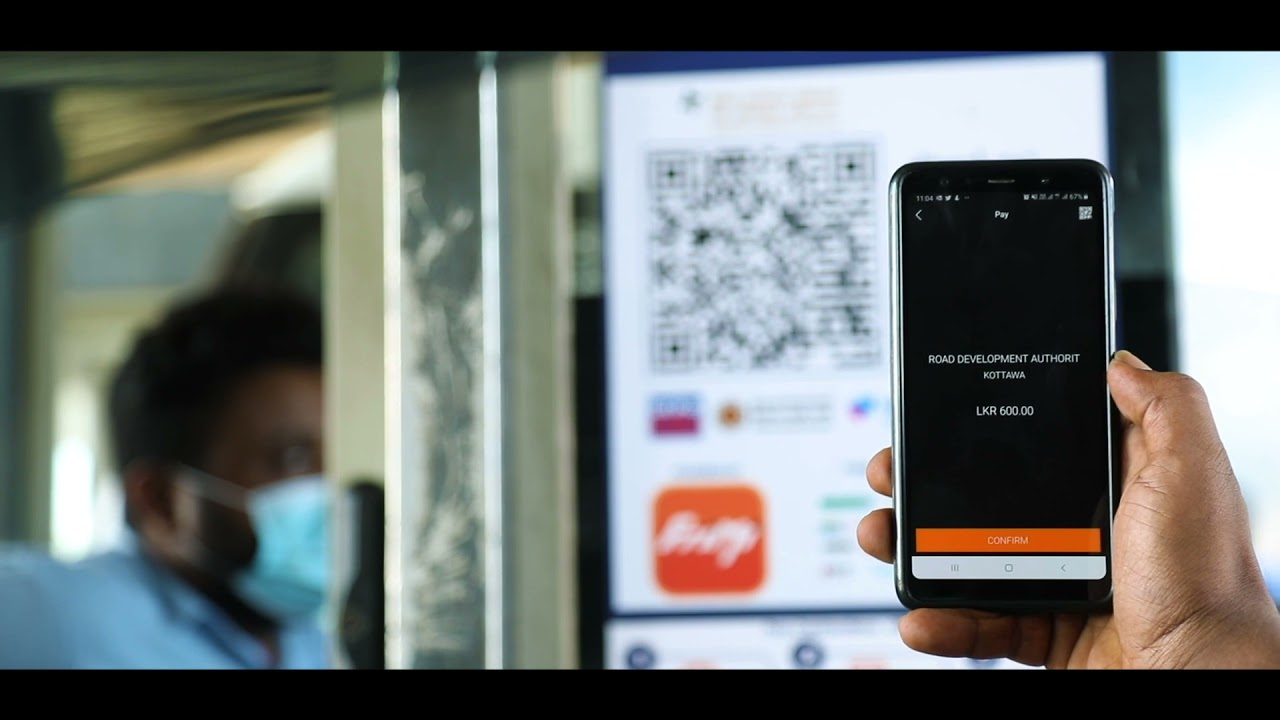 Contactless expressway manual toll collection payments via all LANKAQR ...