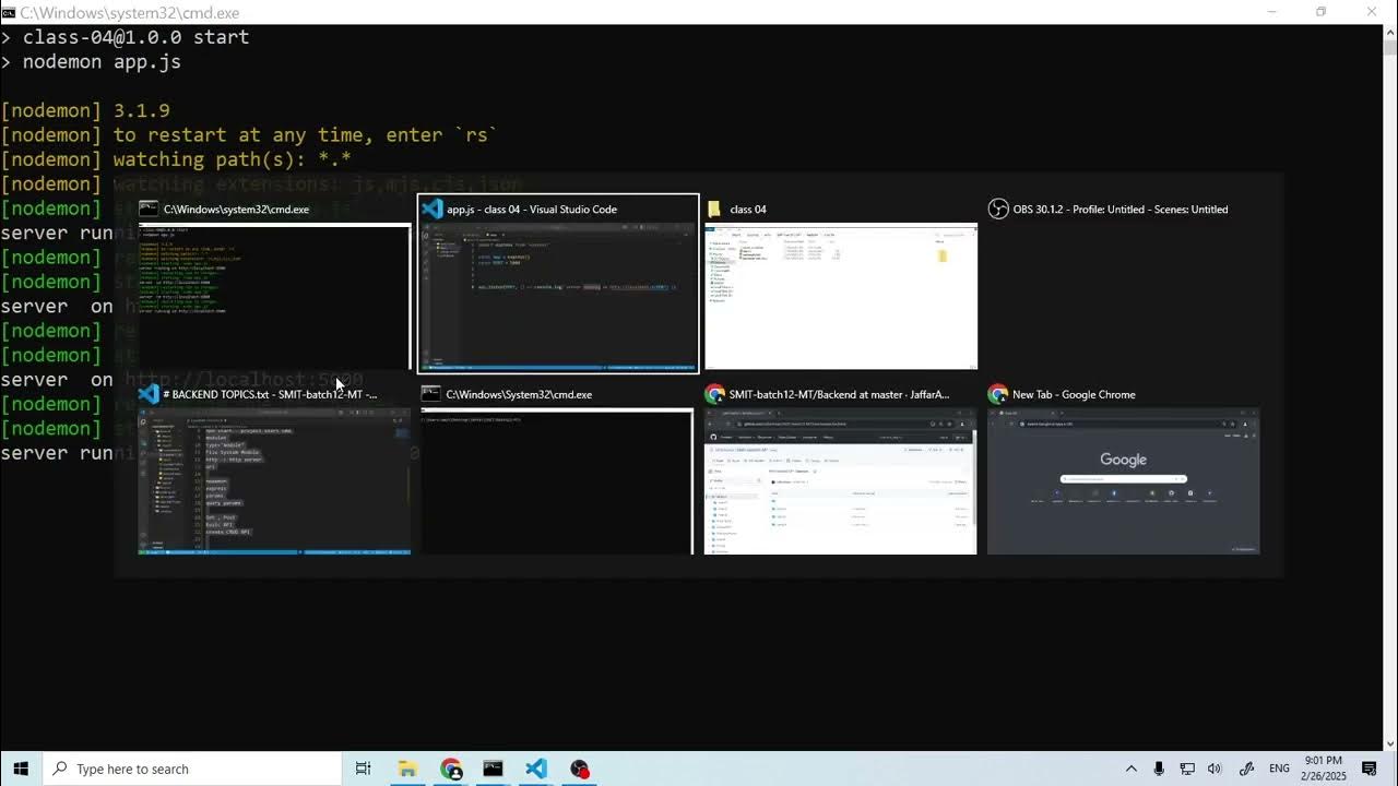 Class 04 - Nodejs Backend - YouTube