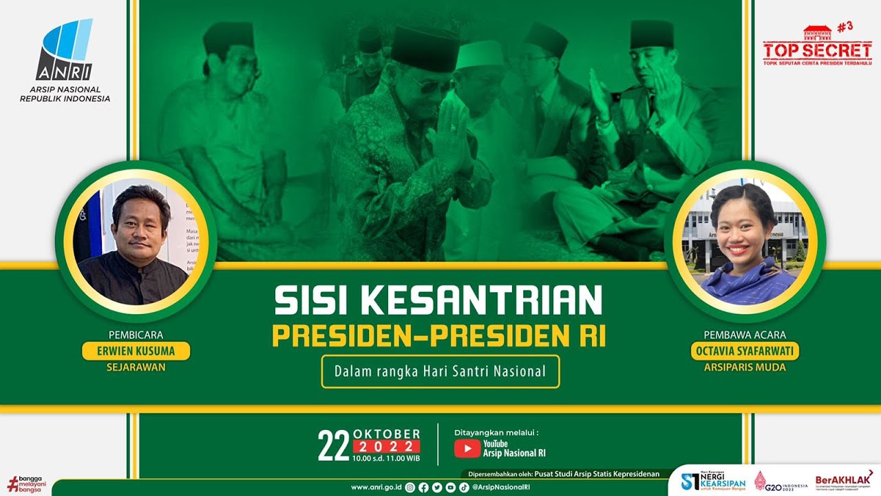 TOP SECRET Series: Sisi Kesantrian Presiden-Presiden RI - YouTube