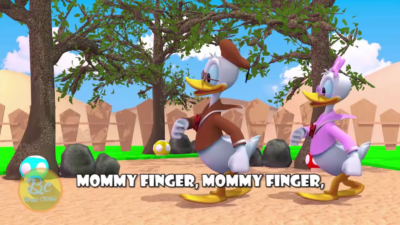 Donald Duck 3D Finger Family | Nursery Rhymes and Kids Song | 3D ...