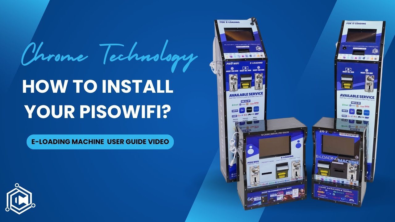 How to Install your PisoWiFi in your E-Loading Machine? - YouTube