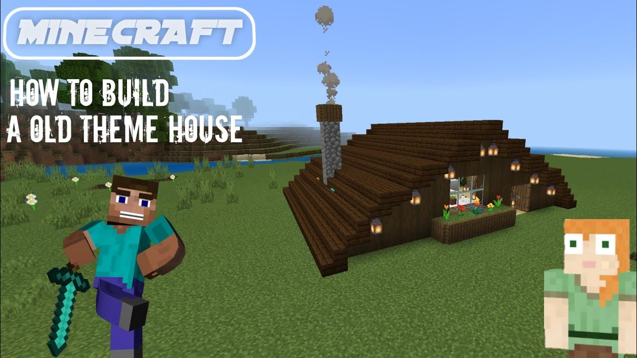 Minecraft: How to build a old theme house 🏡||#minecraft - YouTube