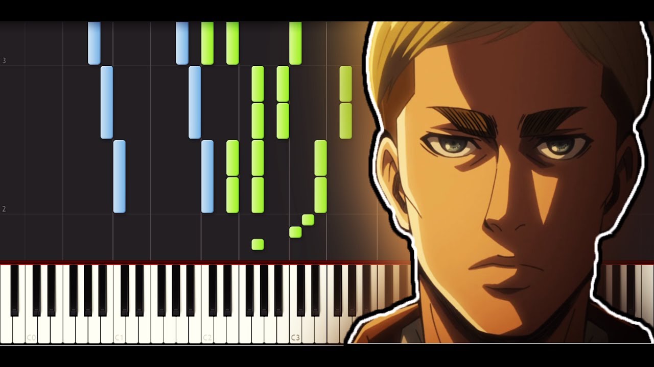 [1K Subs]Jiyuu no tsubasa - Attack on Titan OP 2 [Piano collab - Yeh ...