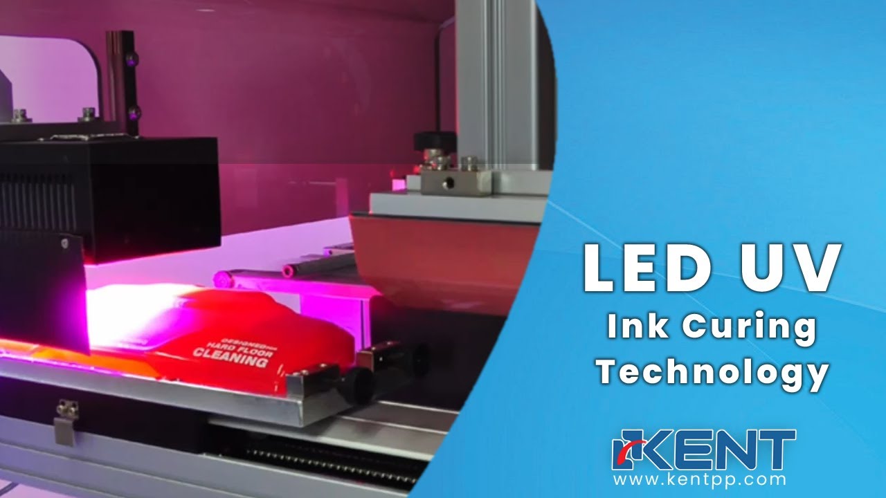 LED UV ink curing technology by KENT - YouTube