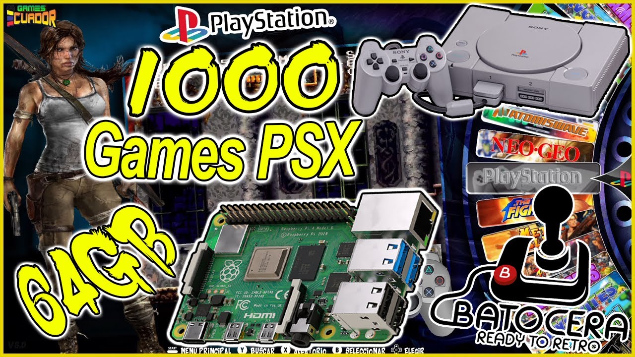 Imagen Batocera PC 64GB Con Emulador de PS2 Todo Configurado PLAY ...