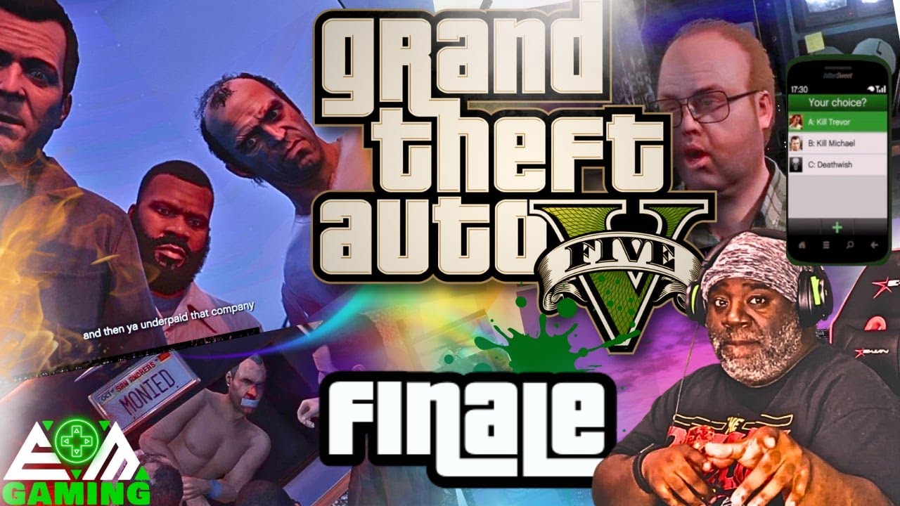 ENDING - A, B, or C??? WHAT DO WE CHOOSE? GTA V Part 23 First Time ...