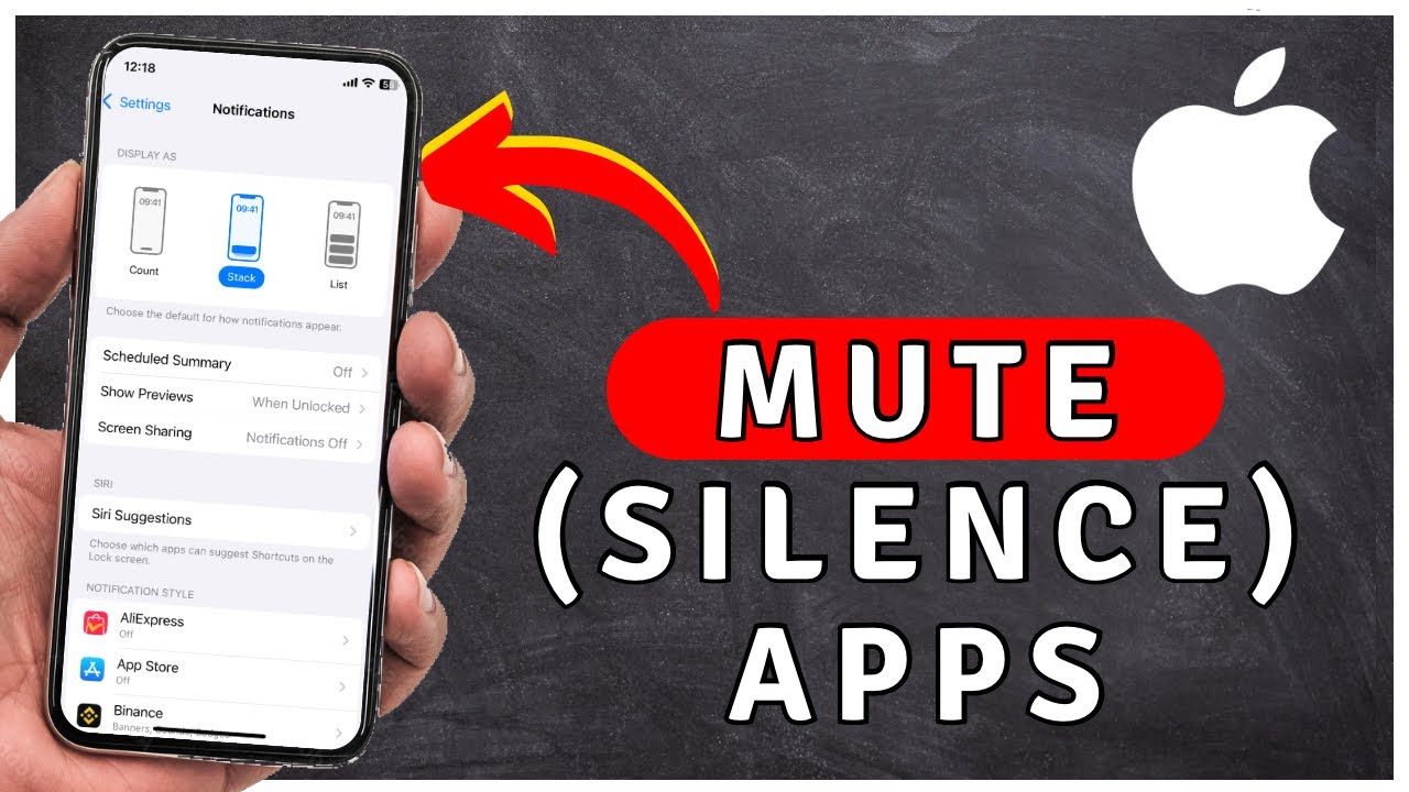 How to MUTE / SILENCE An App On iPhone - iPhone Tutorial - YouTube