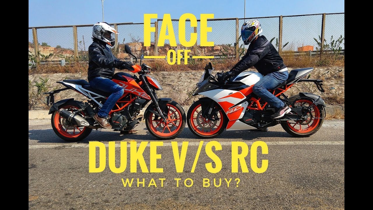 2017 KTM DUKE 390 VS 2017 KTM RC 200 FACE OFF | COMPARISON | MOTOWINGZ ...