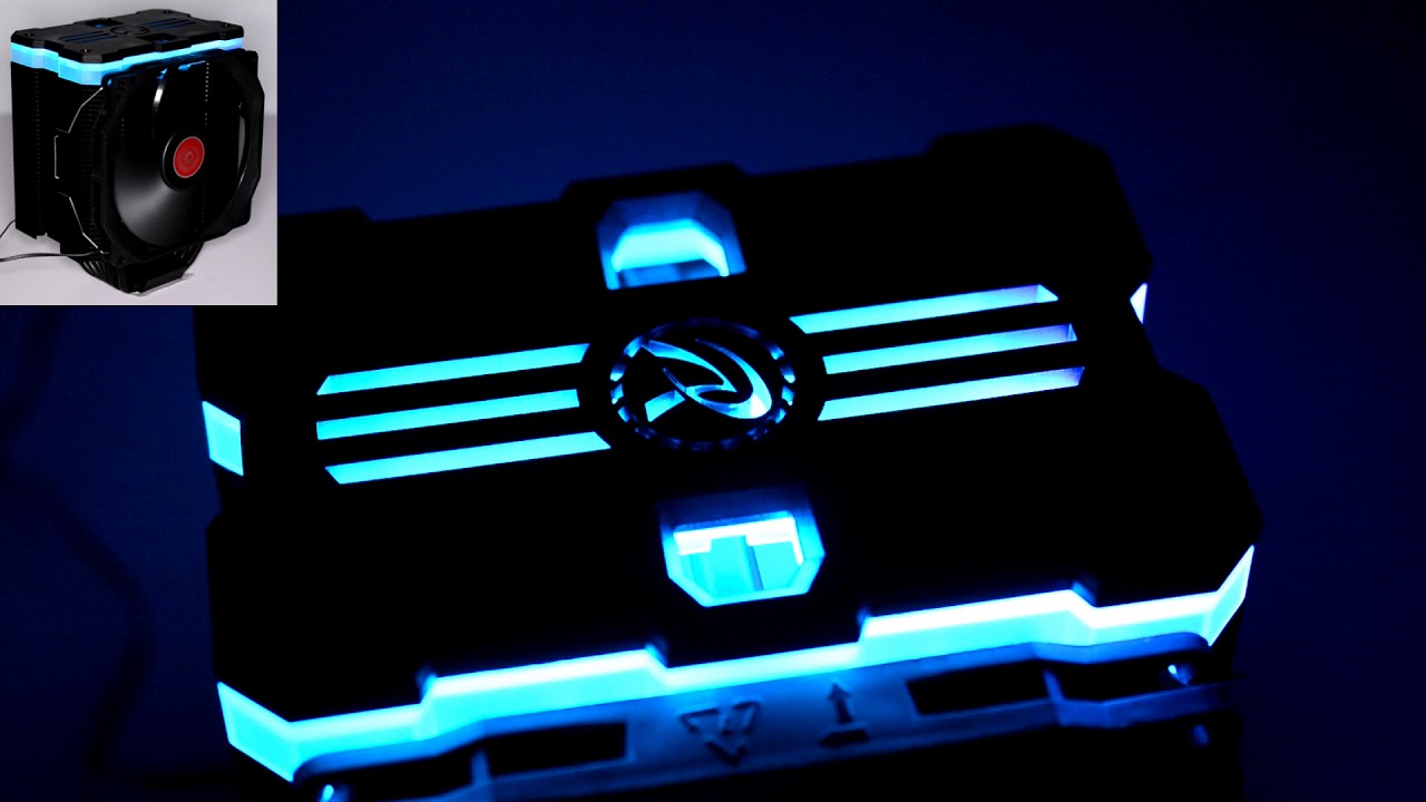 Raijintek - Mya RBW Rainbow LED CPU Kühler - Beleuchtungsbeispiele ...
