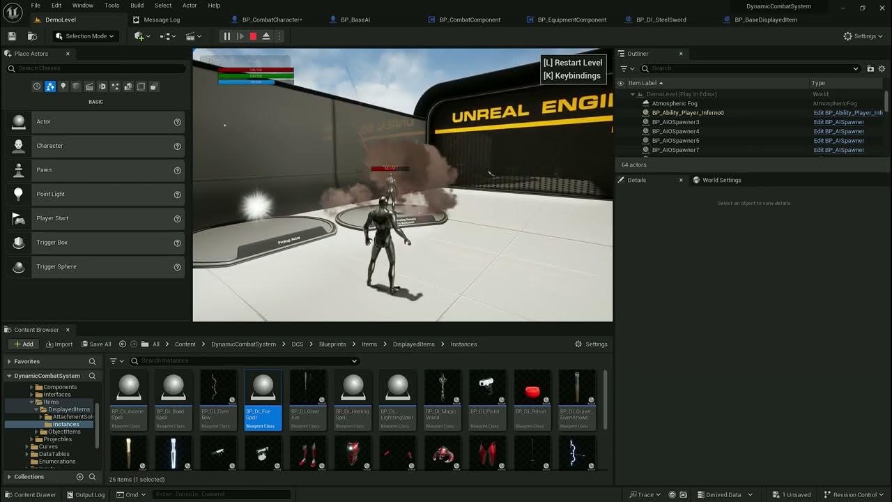 UE5 - Remove Inventory & Equipment in Dynamic Combat System ( UE 5.2+ ) - YouTube