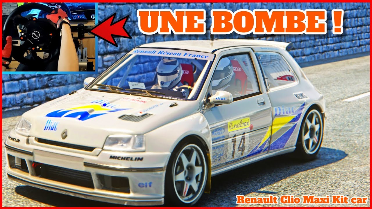 UNE BOMBE ! RENAULT CLIO MAXI KIT CAR ! Assetto Corsa / TS‑XW Racer ...