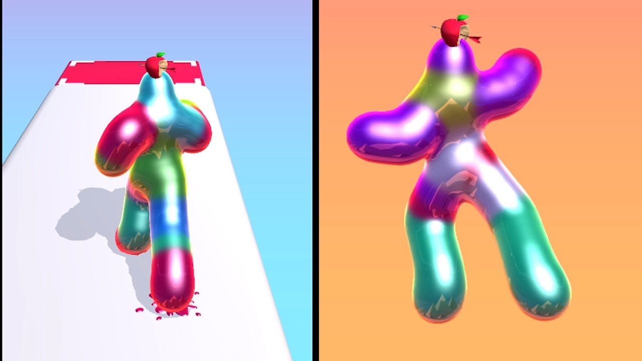 Blob Runner 3D 🏃‍♂️ Slime Game 🏃‍♀️ Gameplay 🕹️ ( ios-Android ) 📱 - YouTube