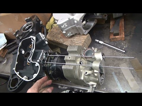 #124 harley custom airplane 143ci motor mock-up big evo 4cam sportster twincam m8 race tatro machine
